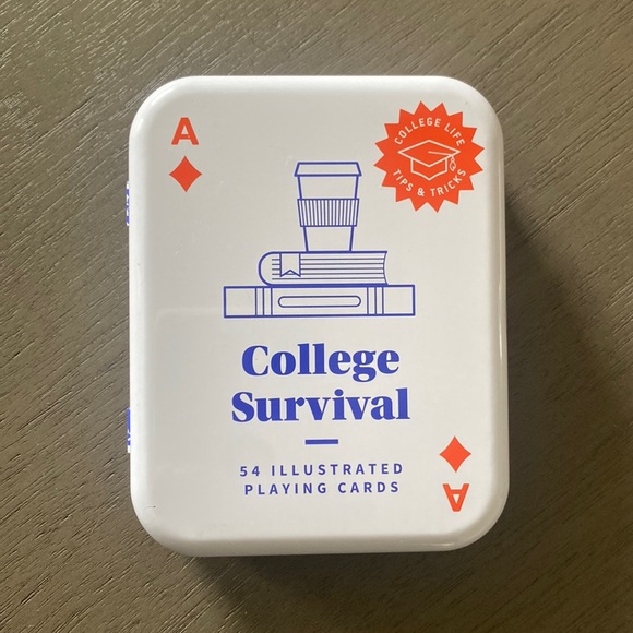 Games | Free College Survival Illustrated Playing Cards | Poshmark